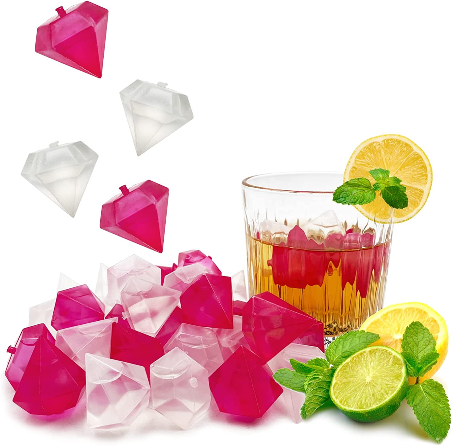 LYFJXX Plastic Easy To Clean Ice Cube Mold (40 Count) - Walmart.com