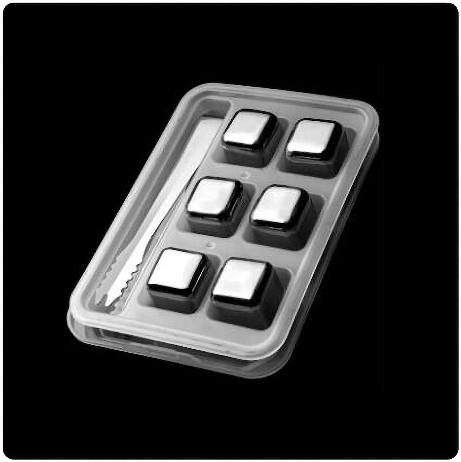 Reusable Ice Cube Metal Stainless Steel Whiskey Ice Cubes Whiskey Rocks ...