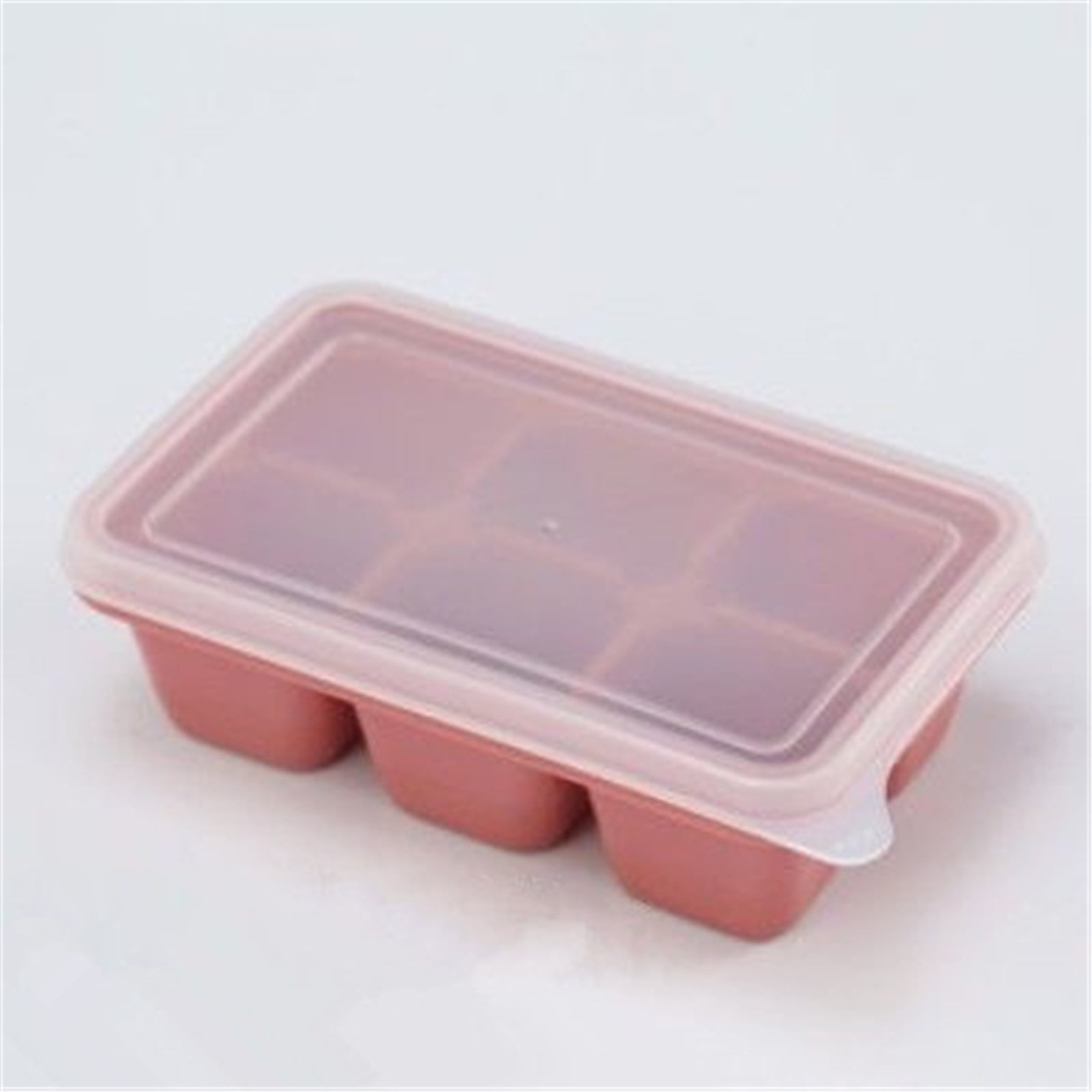 Reusable Ice Cubes Trays for Freezer, with Lid, Easy Release, 6 Cubes ...