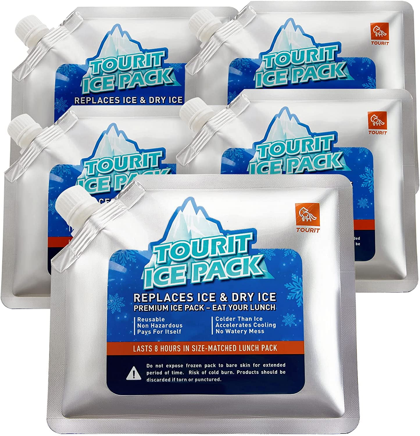 Reusable Ice Pack for Coolers Long Lasting Cooler Ice Packs for Cooler ...