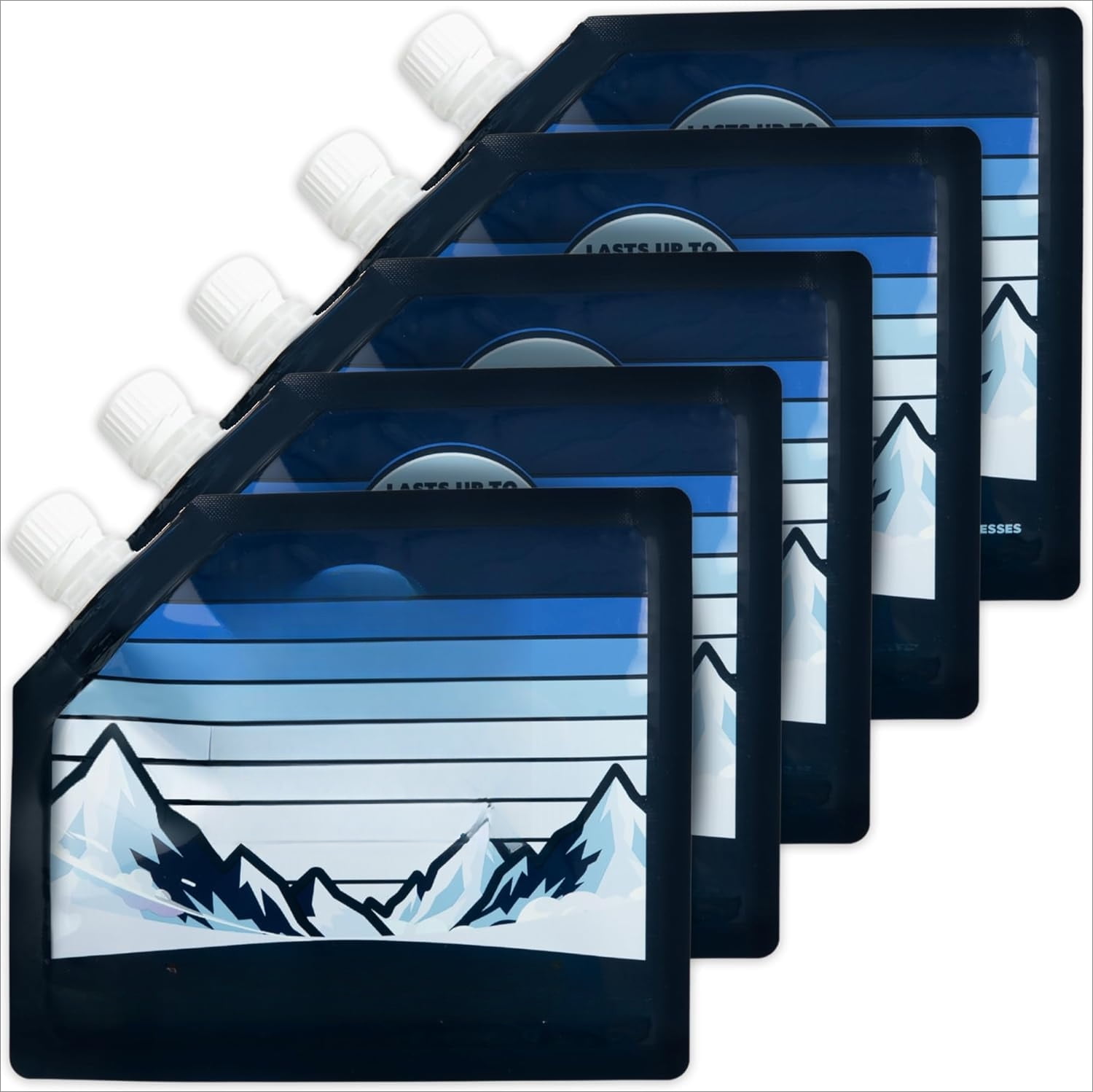 Reusable Ice Packs for Cooler - Long Lasting Cold Freezer Packs for ...