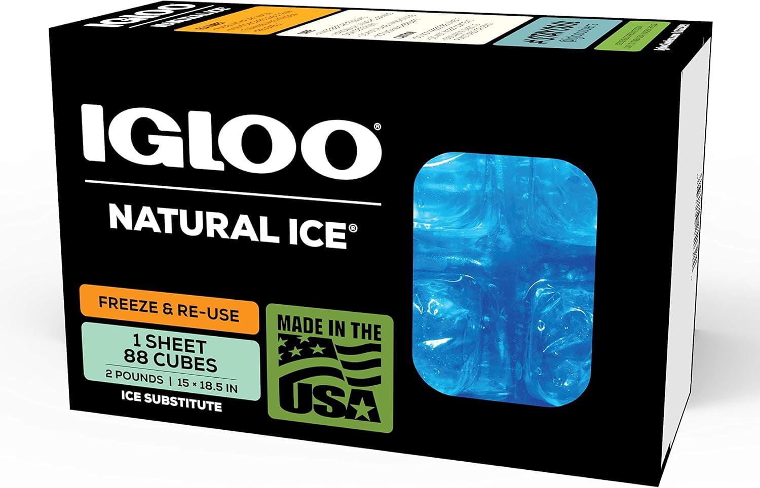 Reusable Ice Packs for Coolers, Long Lasting Cold Freezer Packs, Cold ...