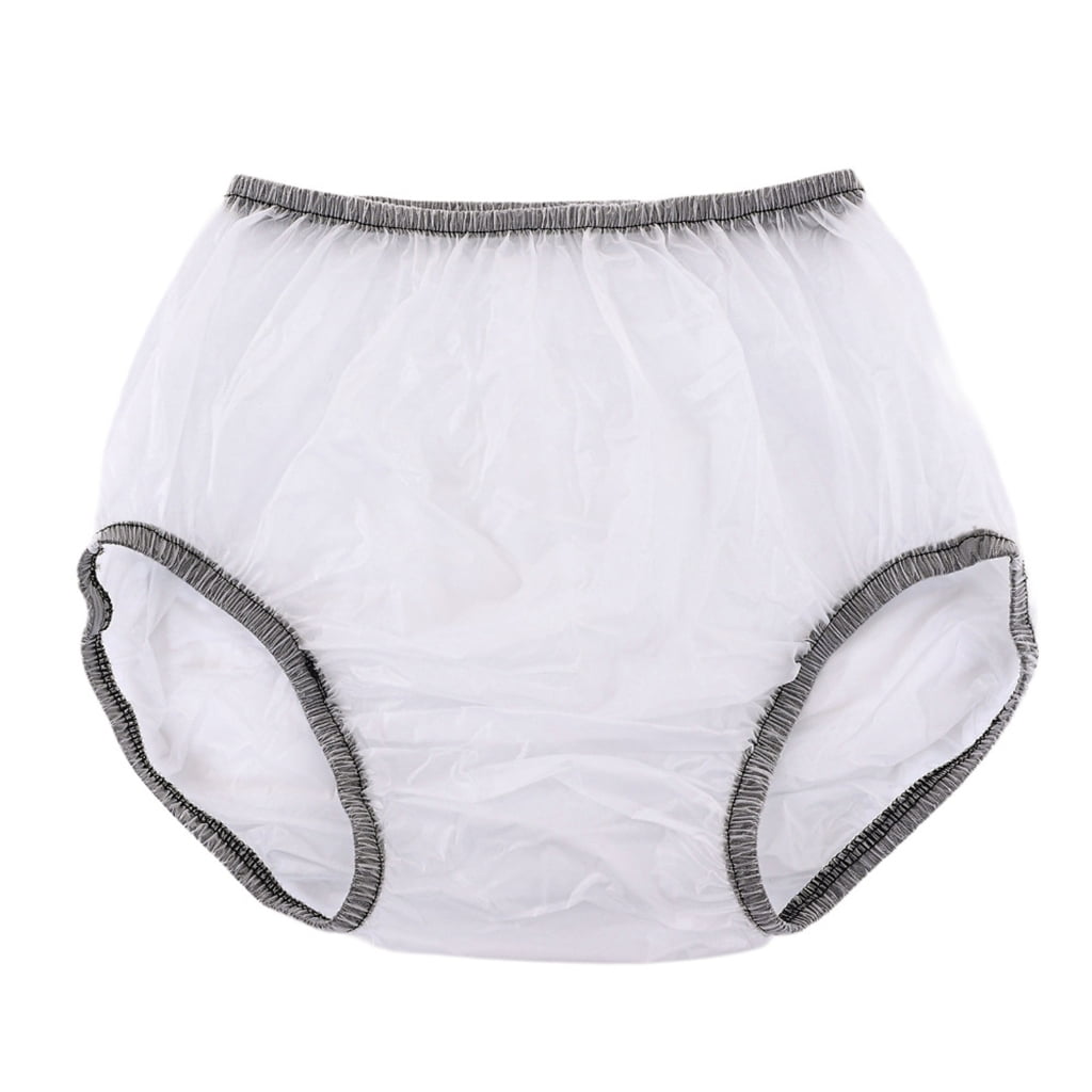 Reusable Incontinence Underwear Water Resistant Plastic Diaper Cover ...