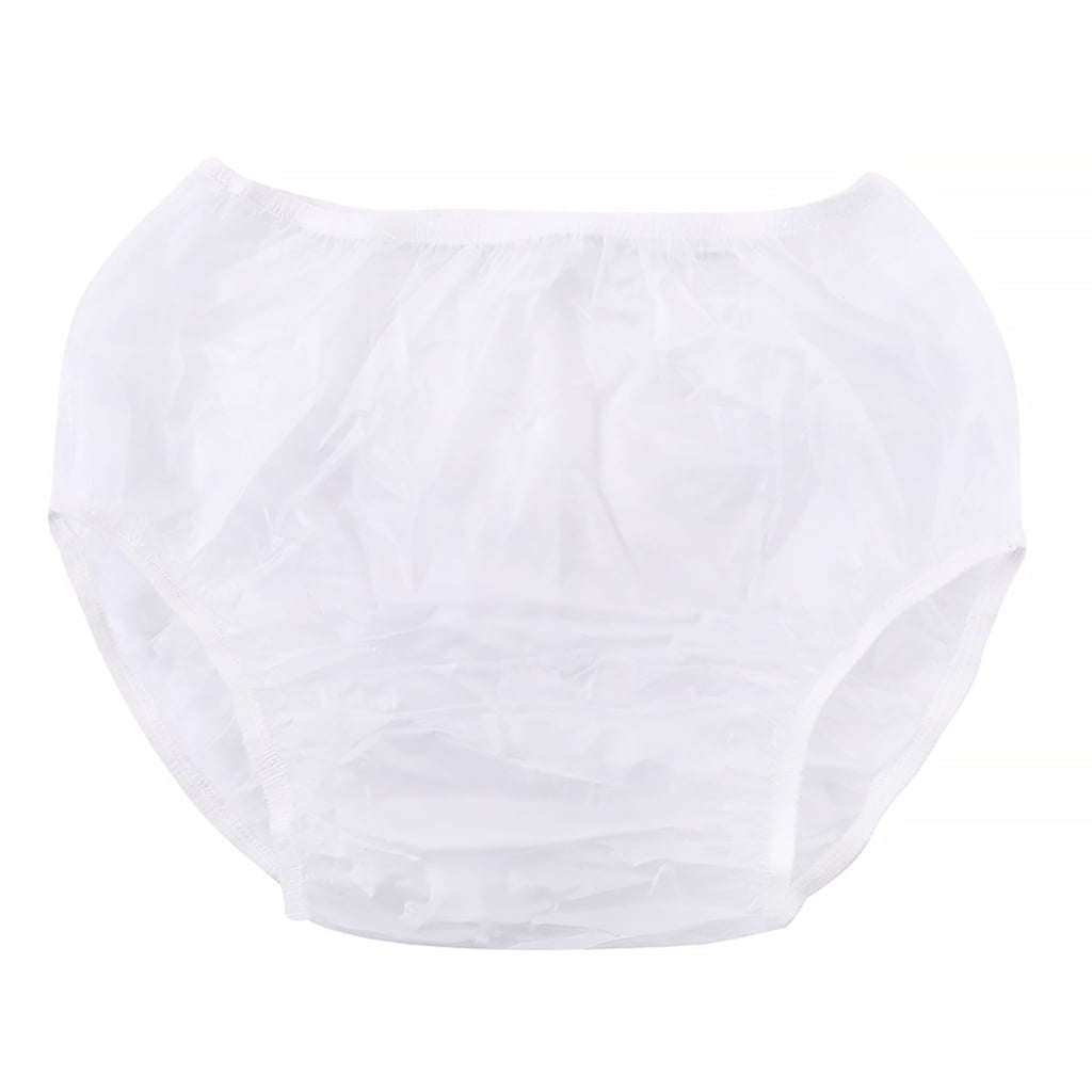 Reusable Incontinence Underwear Water Resistant Plastic Diaper Cover ...