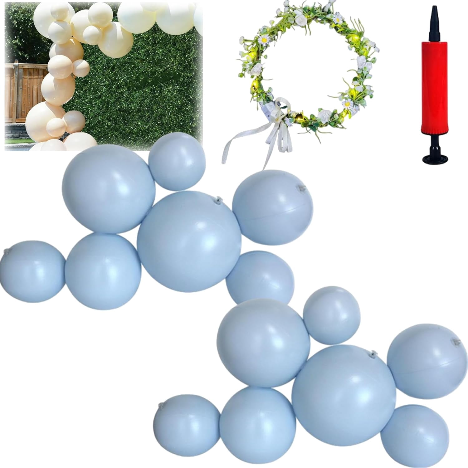 Reusable Inflatable Balloon Garland Arch Kit, Pvc Party Decoration With ...