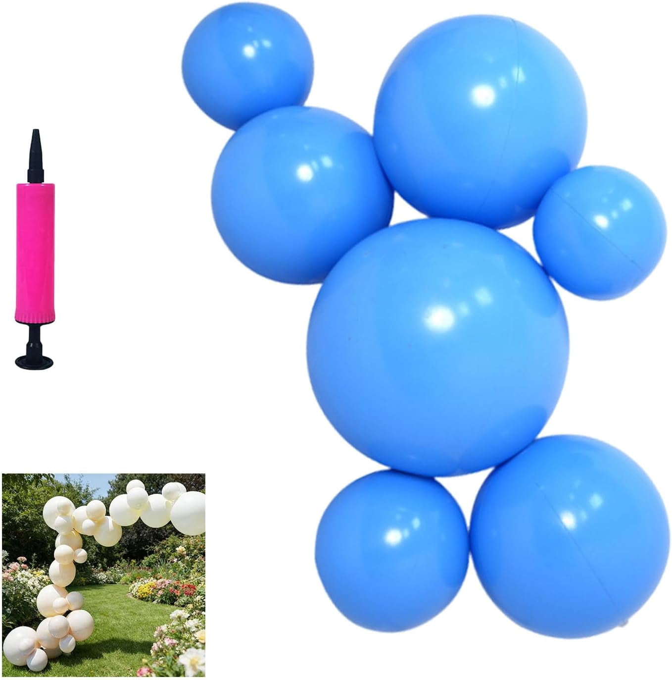 Reusable Inflatable Balloon Garland, Reusable Balloon Arch Kit, Quick ...