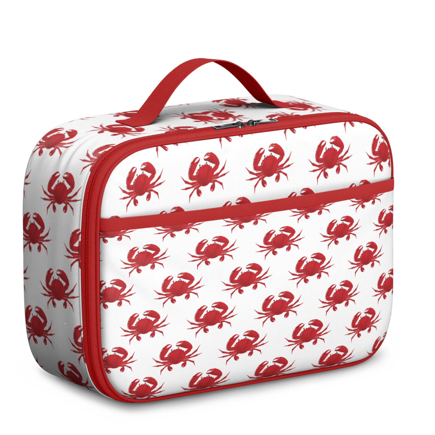 Reusable Insulated Lunch Box - Cute Crab & Ocean Theme, Spill-Proof ...