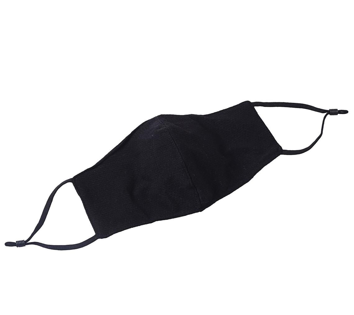 Reusable Jersey Black Face Mask, Light Sports Gym mask, Two Layers ...