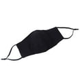 Reusable Jersey Black Face Mask, Light Sports Gym mask, Two Layers ...