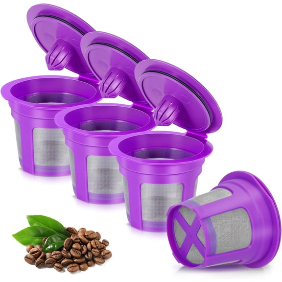 Keurig 6-Pack Reusable Single Solo K-Cup Coffee Pods with Replacement ...