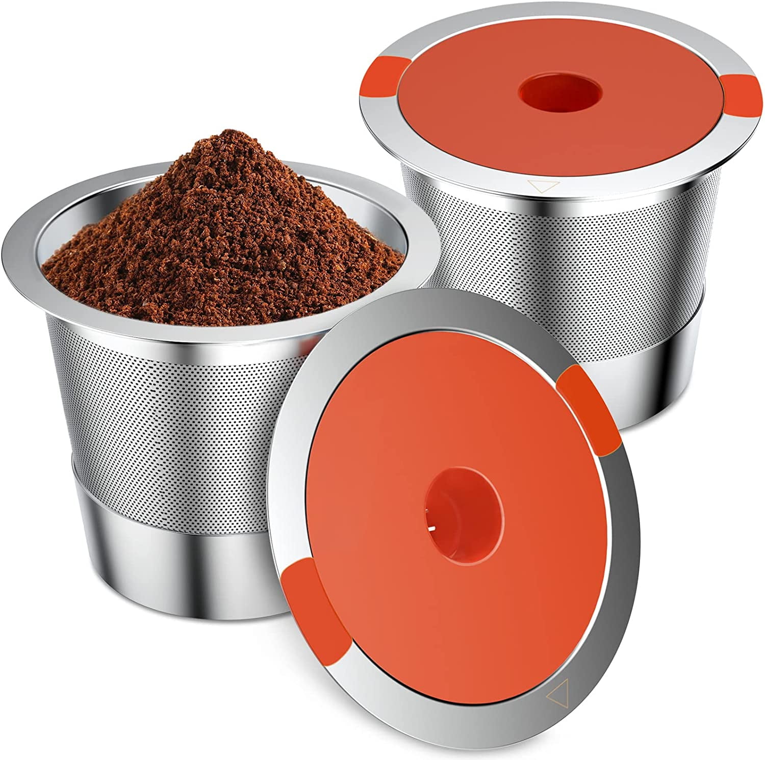 Reusable K Cups For Keurig Reusable Coffee Pods Compatible with 1.0 and ...