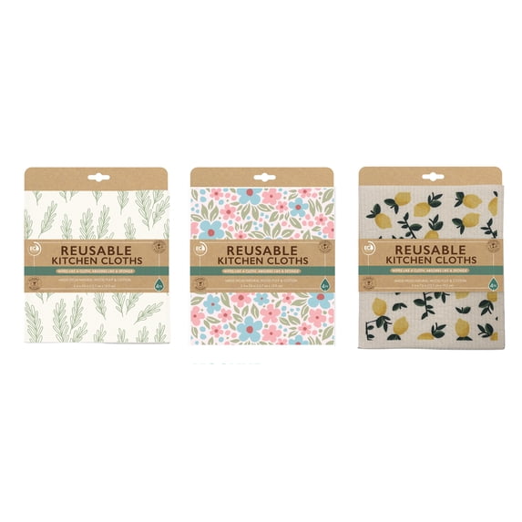 Reusable Kitchen Cloths 4PK - Walmart.com