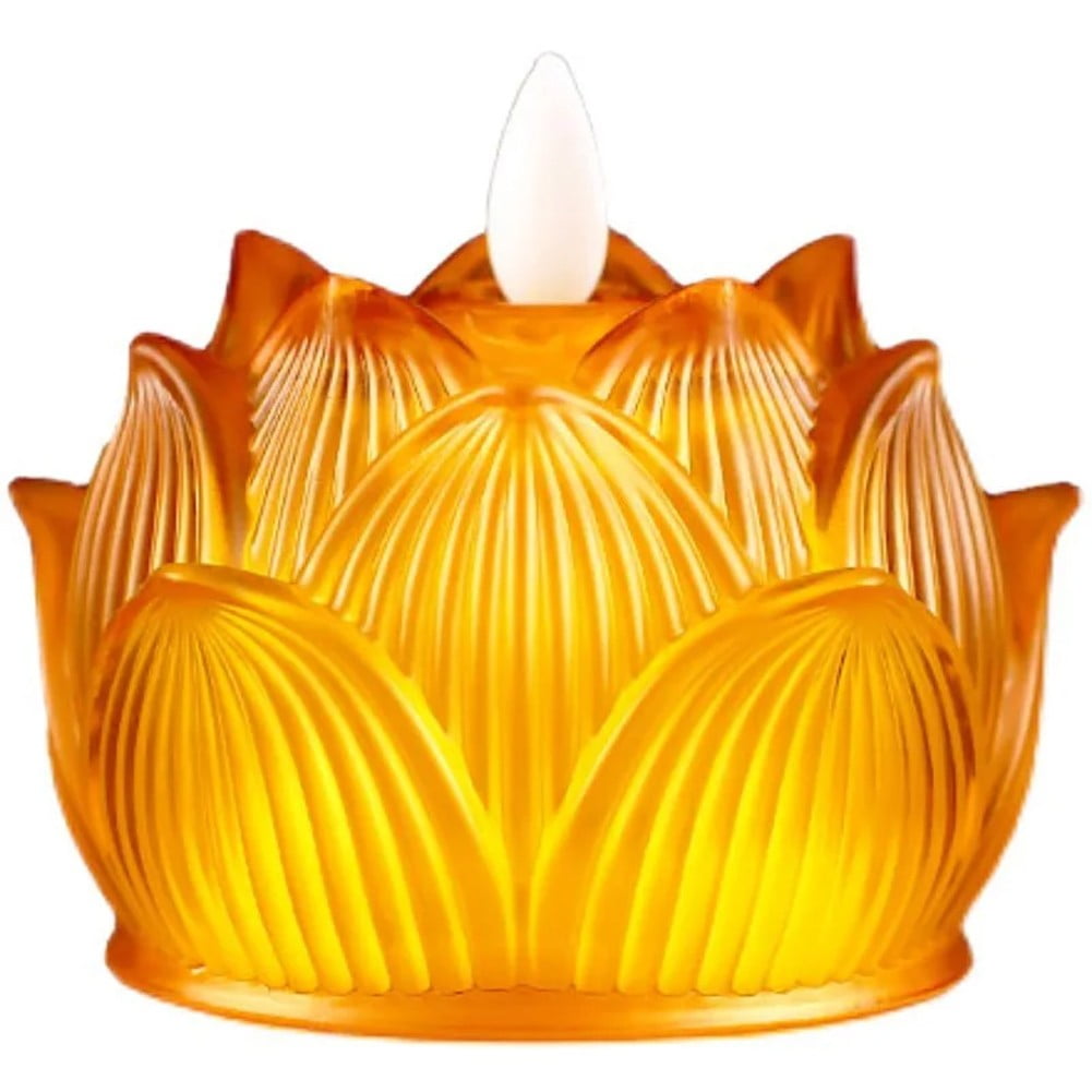 Reusable LED Lotus Buddha Lamp for Home Light Decoration Buddha Altar ...
