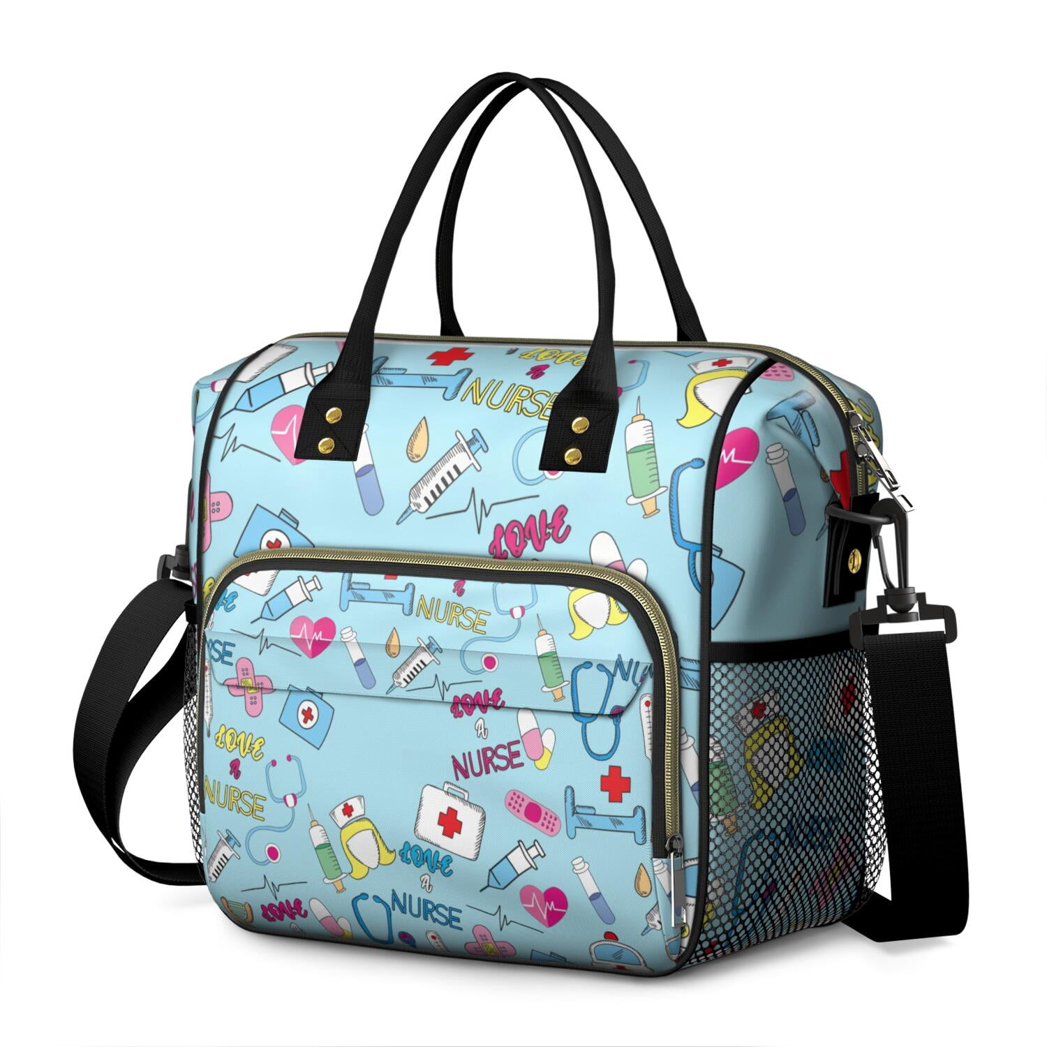 Reusable Large Lunch Box with Nurse Life & Cute Nurse Aesthetic Print ...