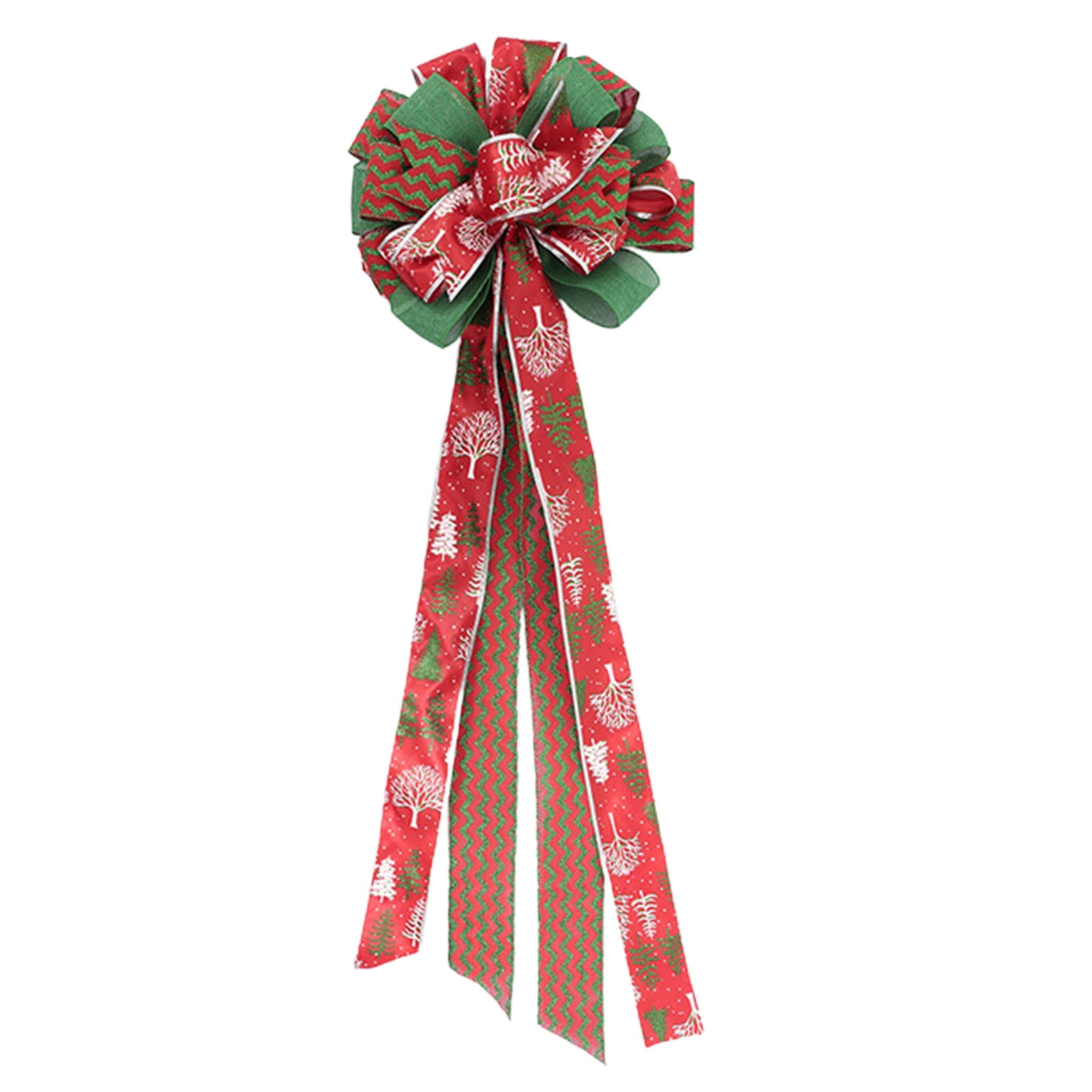 Reusable Large Tree Topper Bowknot Exquisite Bowknot Decor - Long ...