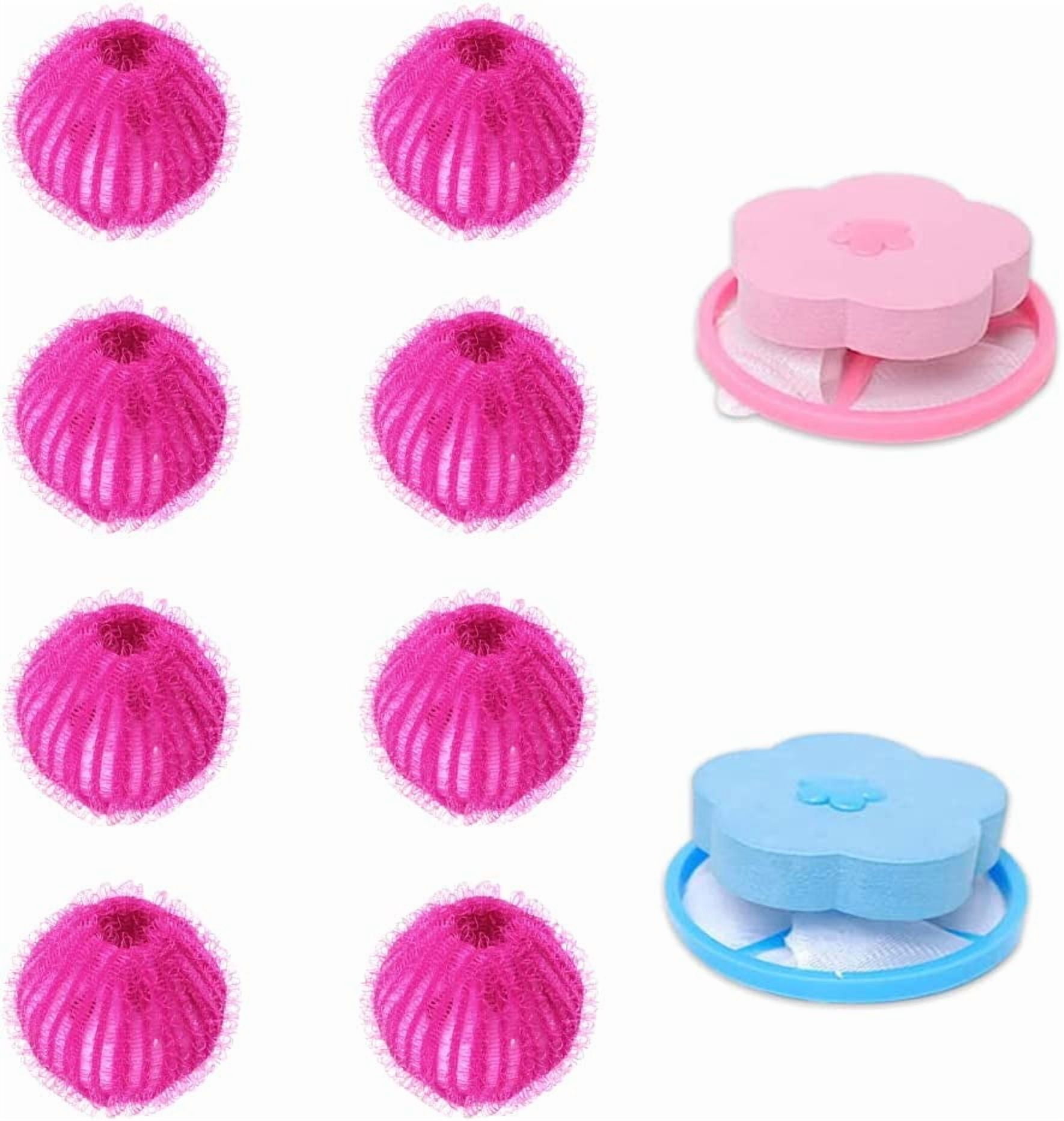Reusable Laundry Lint Remover Balls, 8 Pcs Pet Hair Remover Lint ...