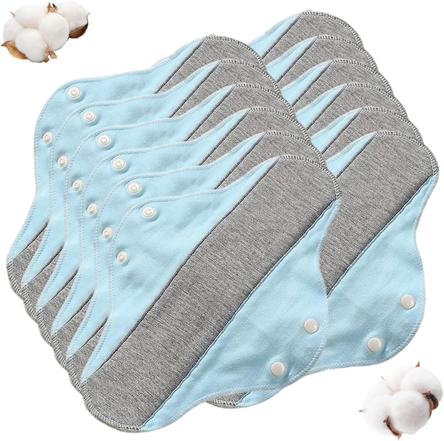 Reusable Leak-Proof & Waterproof Washable Incontinence Pads,Eco ...
