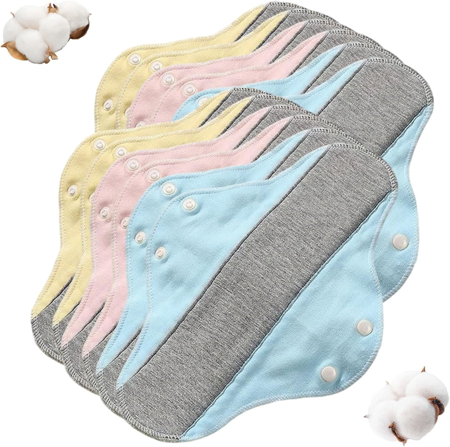 Reusable Leak-Proof & Waterproof Washable Incontinence Pads,Eco ...