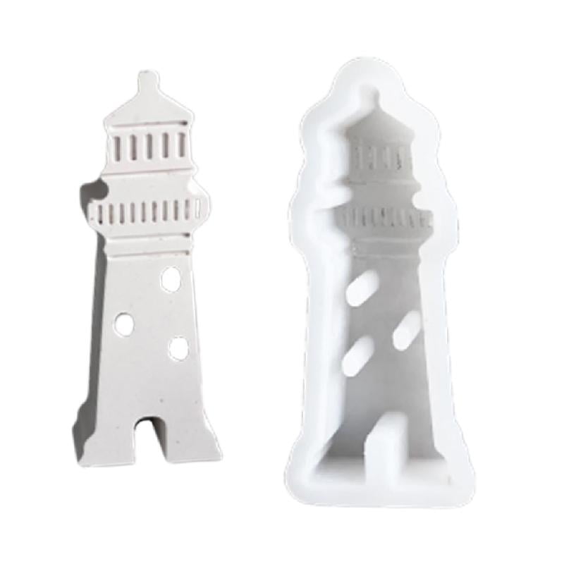Reusable Lighthouse Silicones Mold Crafting Mould DIY Decoration Craft ...