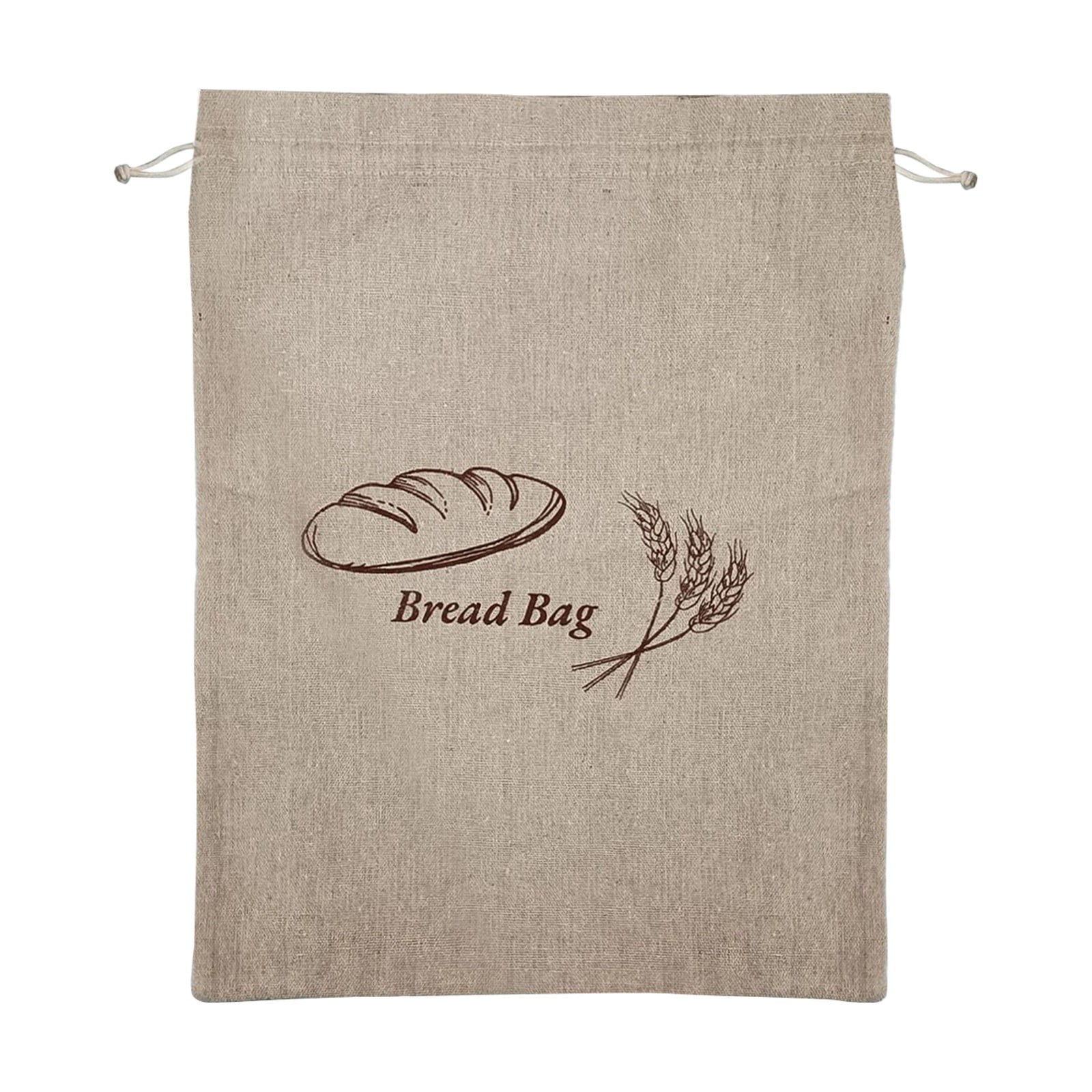 Reusable Linen Bread Storage Bags with TPU Lining, Oilproof, Portable ...