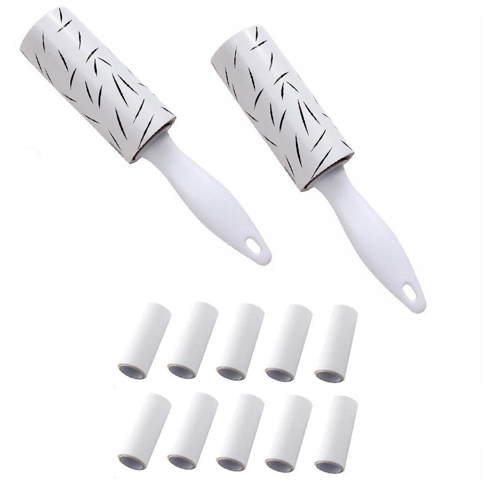 Reusable Lint Roller Set with Refills: Pet Hair,Dust,and Fluff Remover ...