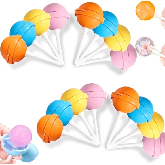 Reusable Lollipop-Shaped Ice Mold, Ice Cream Molds and Chocolate Molds ...