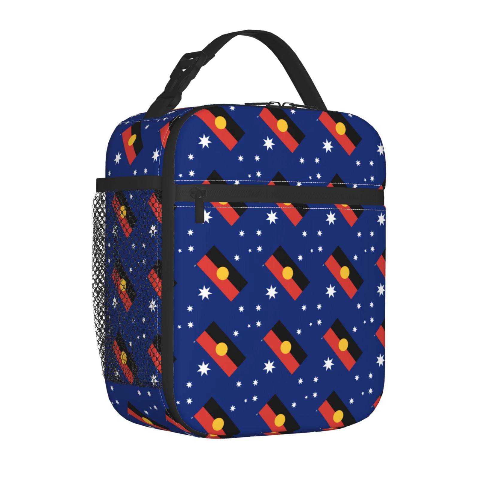 Reusable Lunch Bag Australian Flag With Aboriginal Flag Small Lunch Box ...