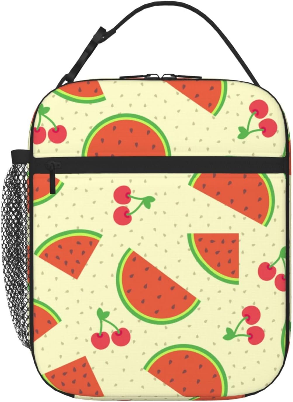 Reusable Lunch Bag Watermelon Cherry Insulated Lunch Box Container ...