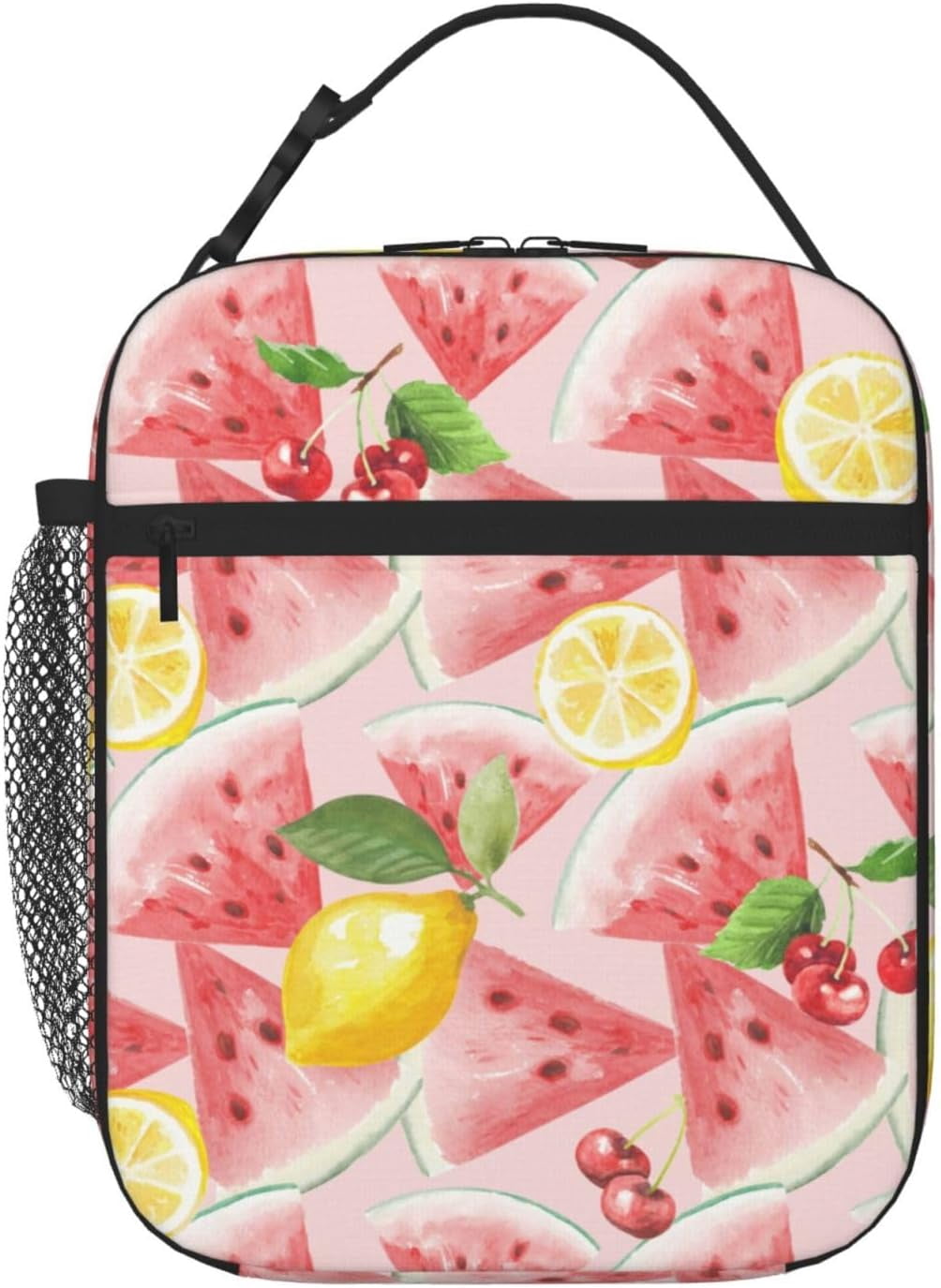 Reusable Lunch Bag Watermelon Lemon Cherry Insulated Lunch Box ...