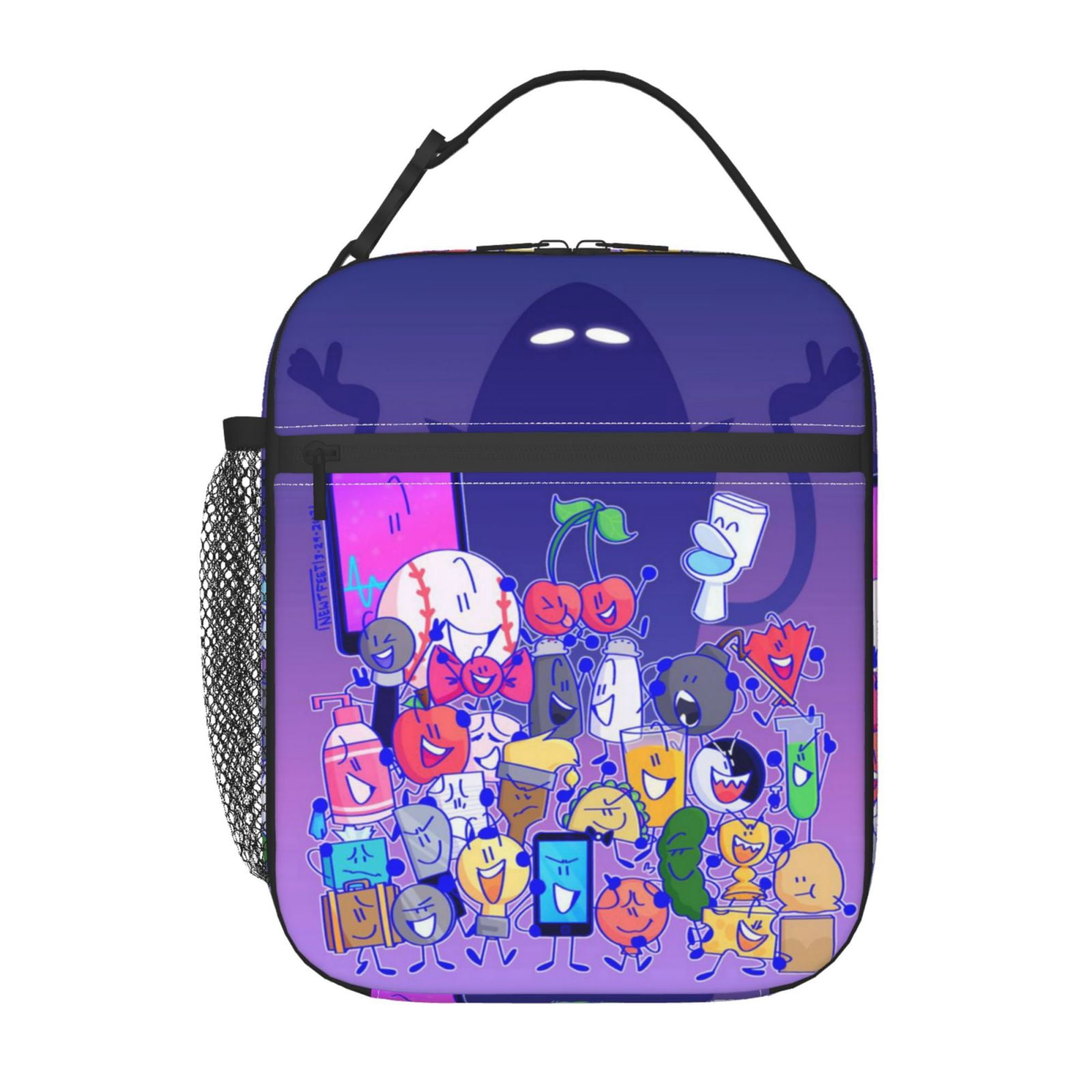 Reusable Lunch Bags Insulated Lunch Box Durable Battle Anime for Bfdi ...