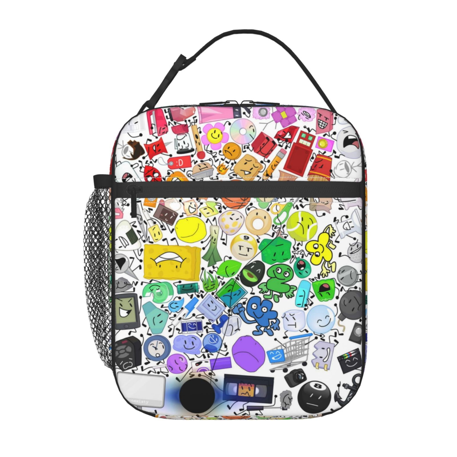 Reusable Lunch Bags Insulated Lunch Box Durable Battle Anime for Bfdi ...