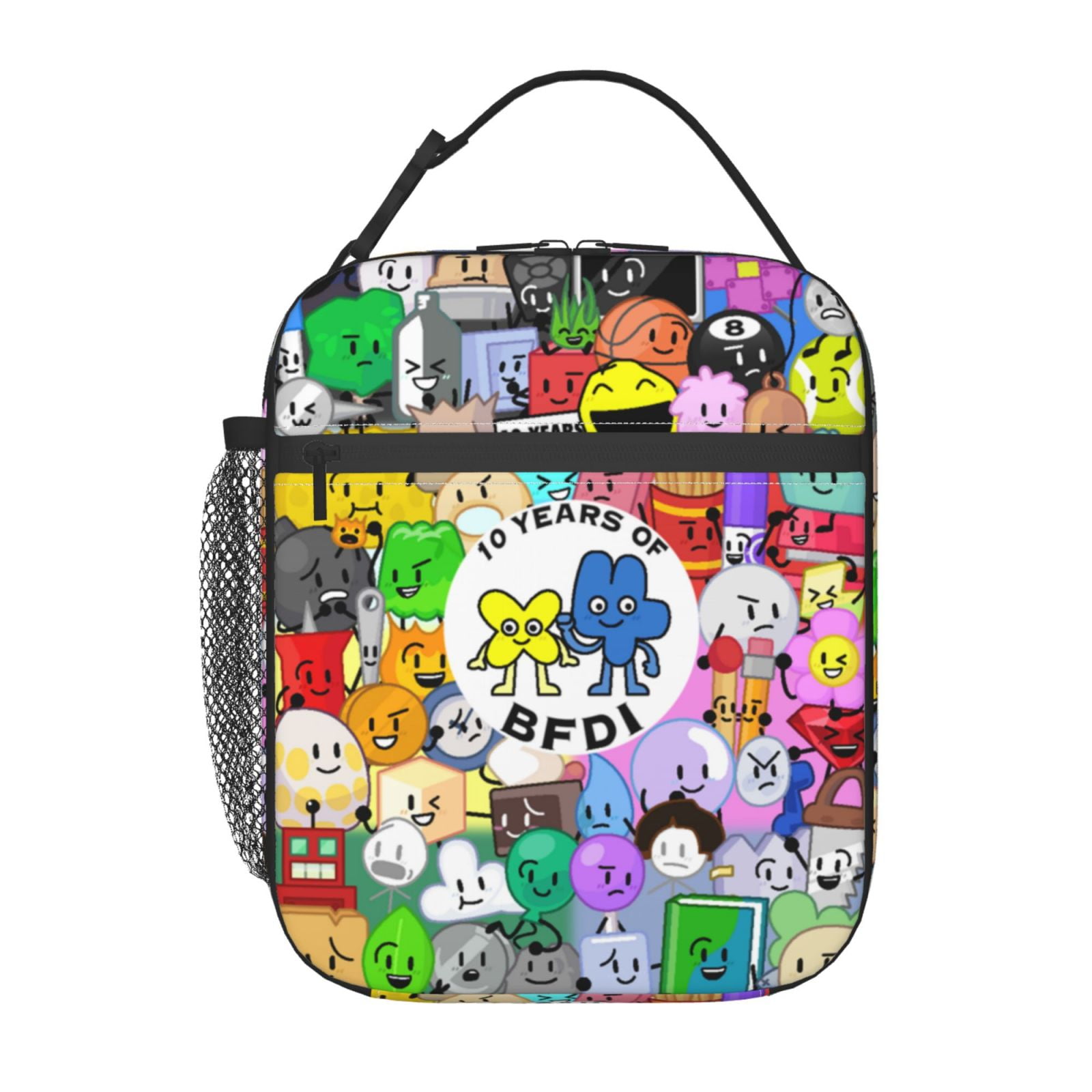 Reusable Lunch Bags Insulated Lunch Box Durable Battle Anime for Bfdi ...