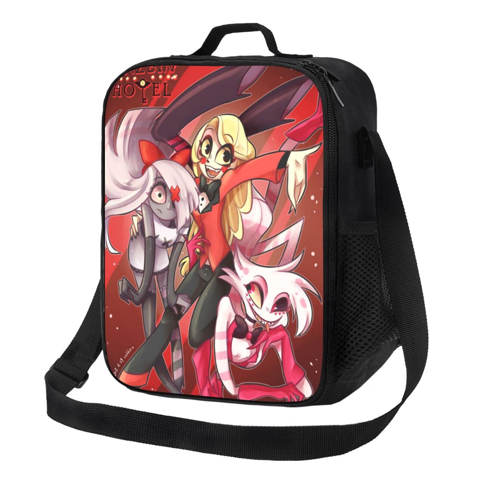 Reusable Lunch Bags Insulated Lunch Box Durable Hazbin Hotel For Office ...
