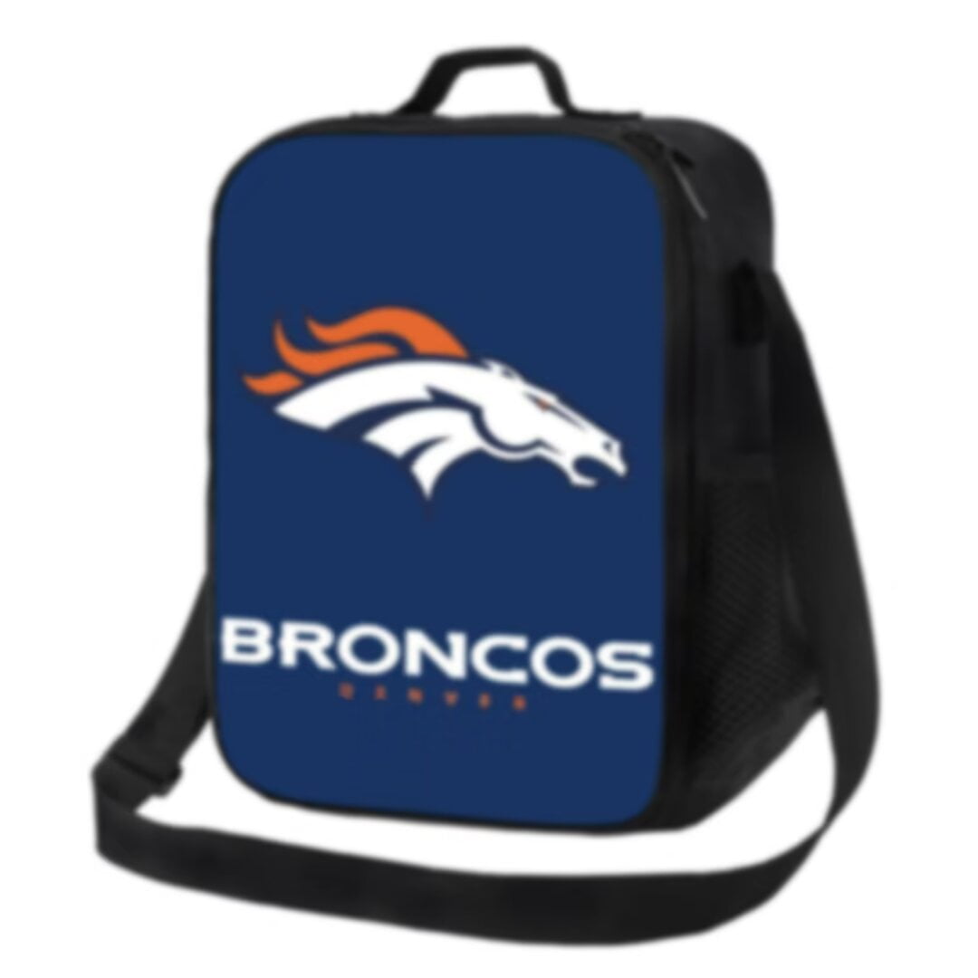 Reusable Lunch Box 3D Printed Broncos Team Logo Pattern Lunch Bag ...
