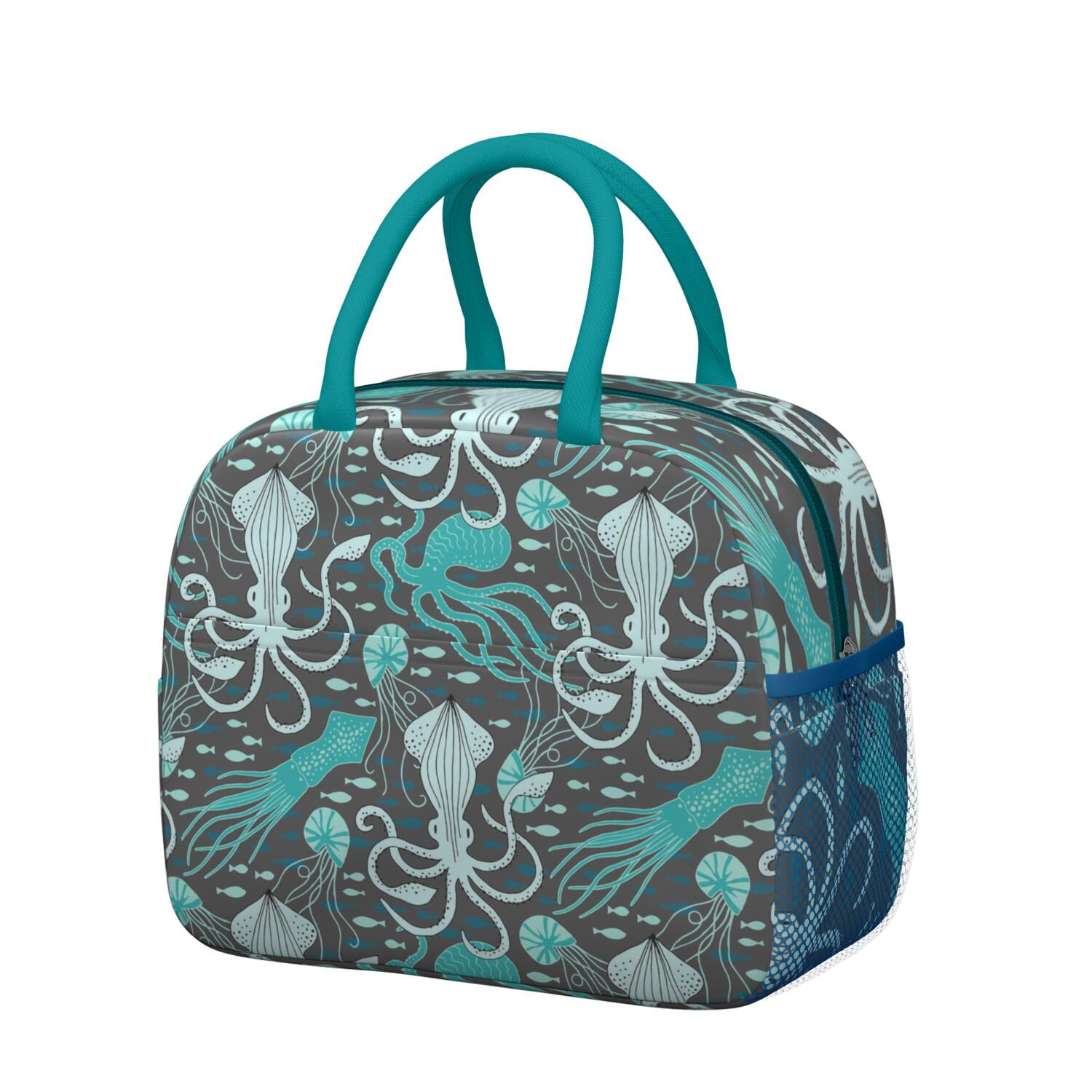 Reusable Lunch Box - Cute Japanese-style Octopus Watercolor Thermal ...