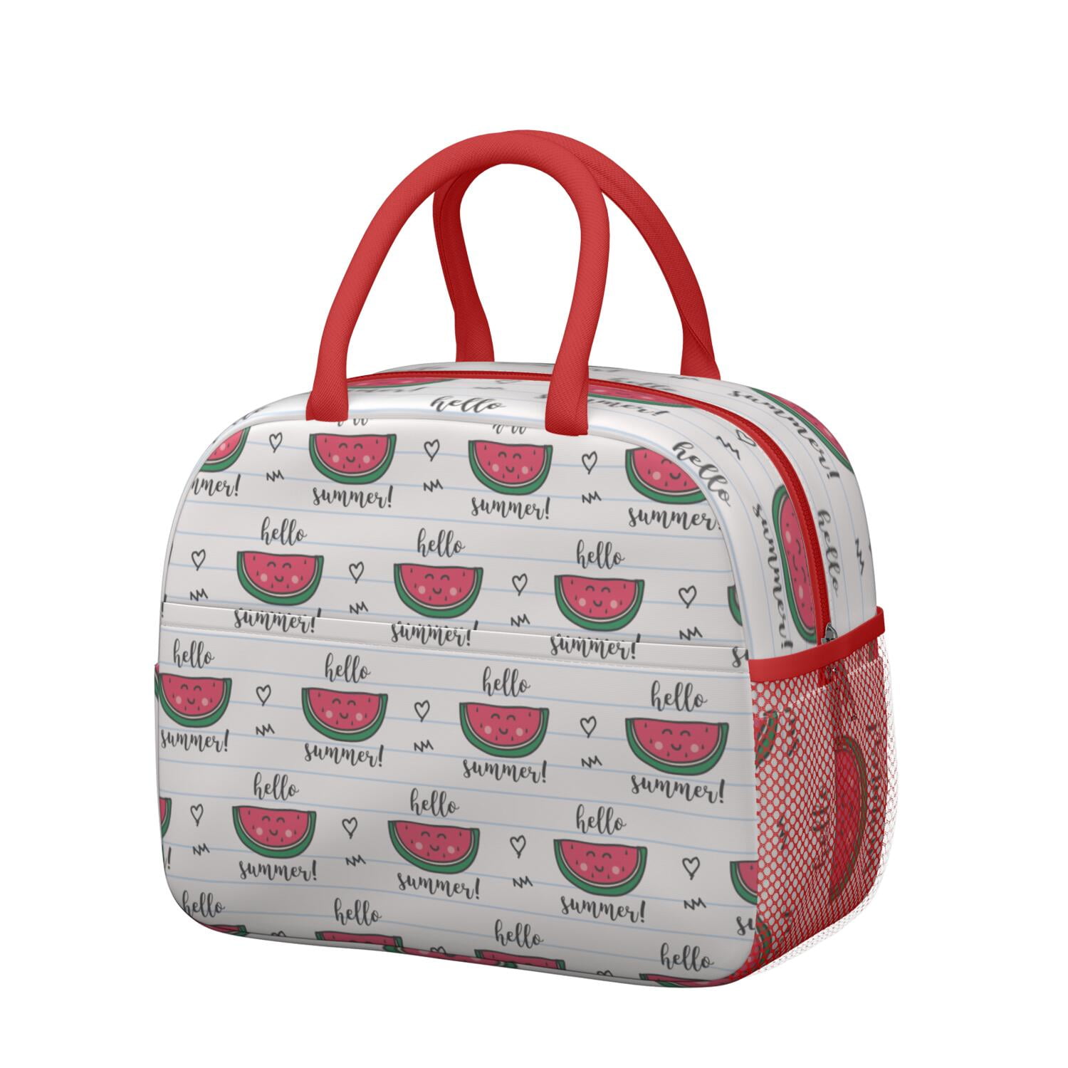 Reusable Lunch Box - Watermelon Aesthetic Insulated Lunch Tote ...