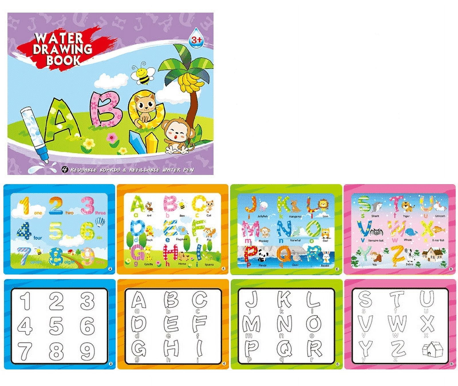 Reusable Magic Water Doodle Book Graffiti Water Coloring Books for ...