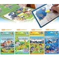 Reusable Magic Water Doodle Book, Water Coloring Books, 4 Pack Paint ...