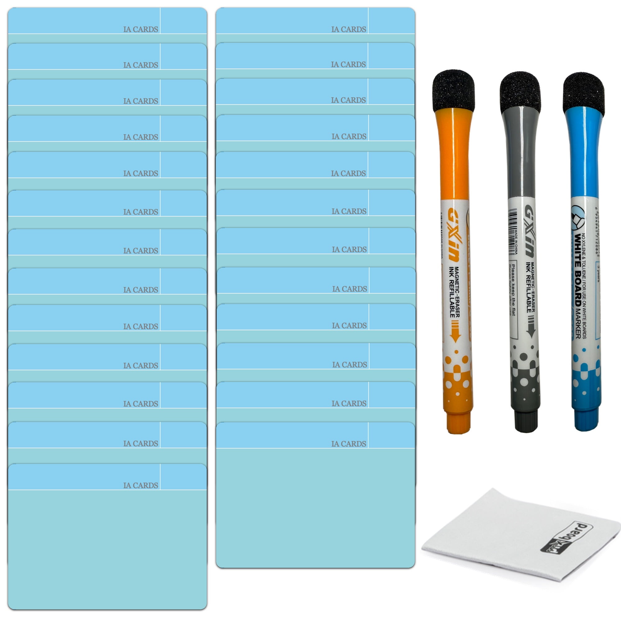 Reusable Magnetic Action Cards Set (25 Pack) – IA Cards for Kaizen ...
