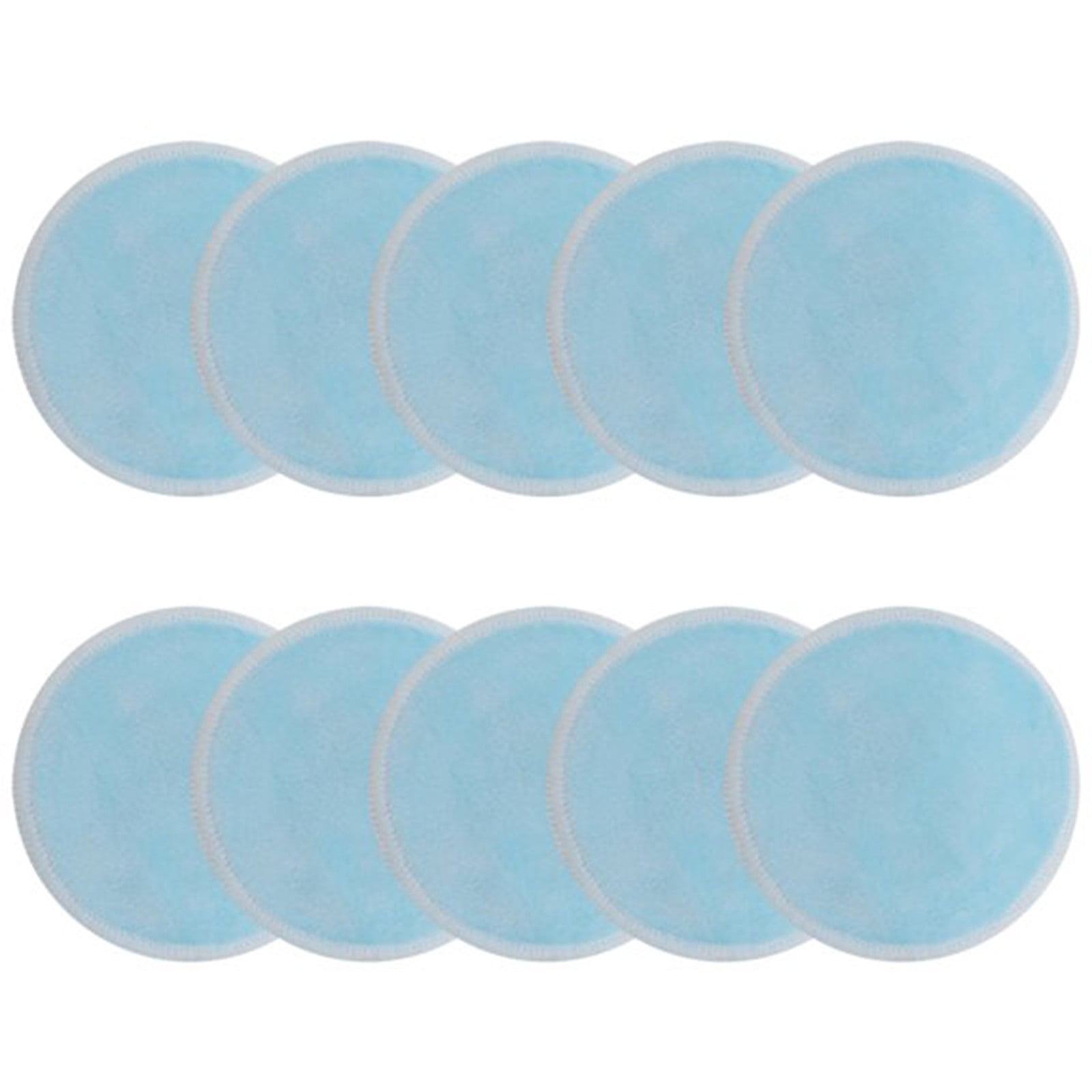 Reusable Makeup Remover Pads - 10pcs Soft Organic Cotton Rounds with ...