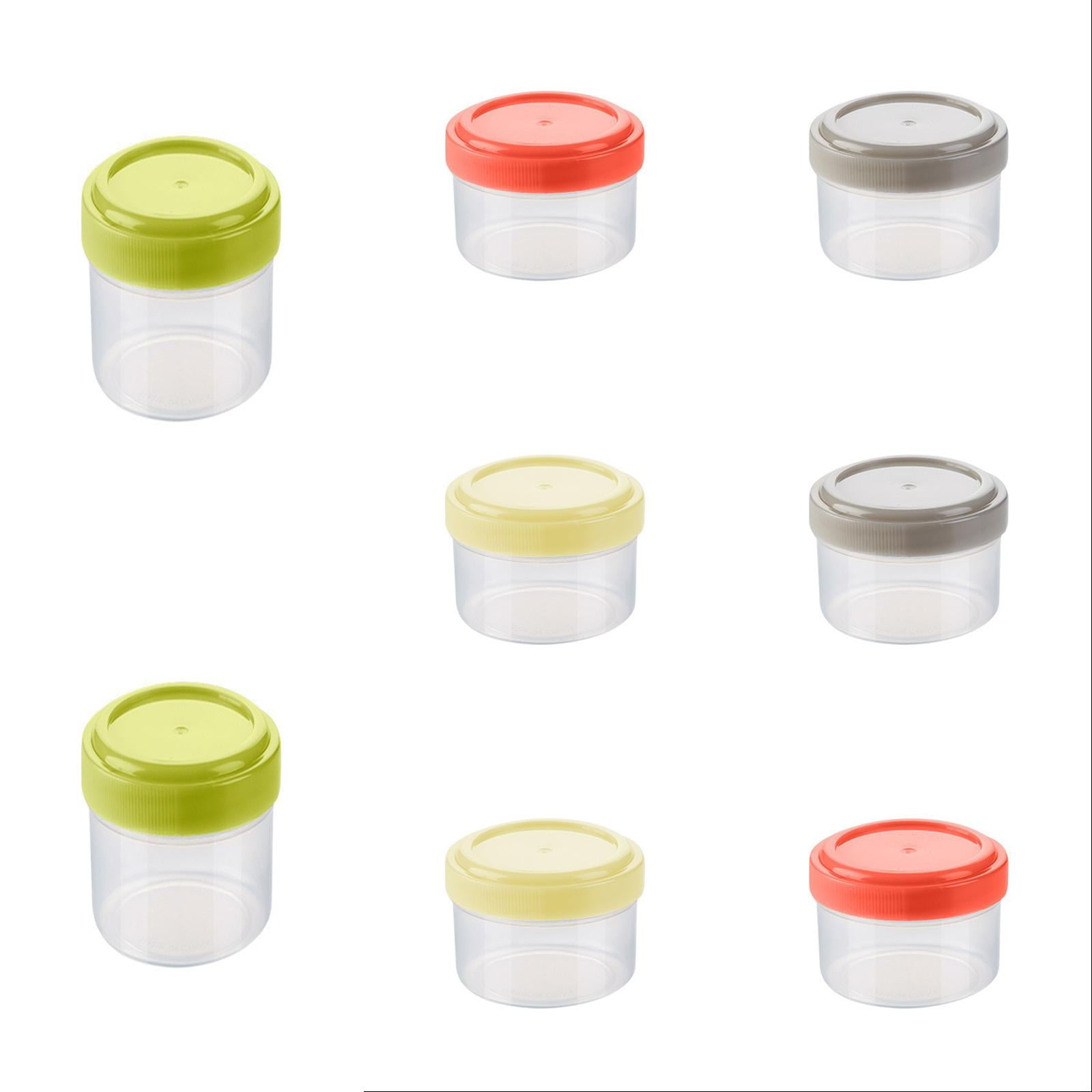Reusable Meal Prep Containers 8 Pack - Mini Leakproof Clear Plastic ...
