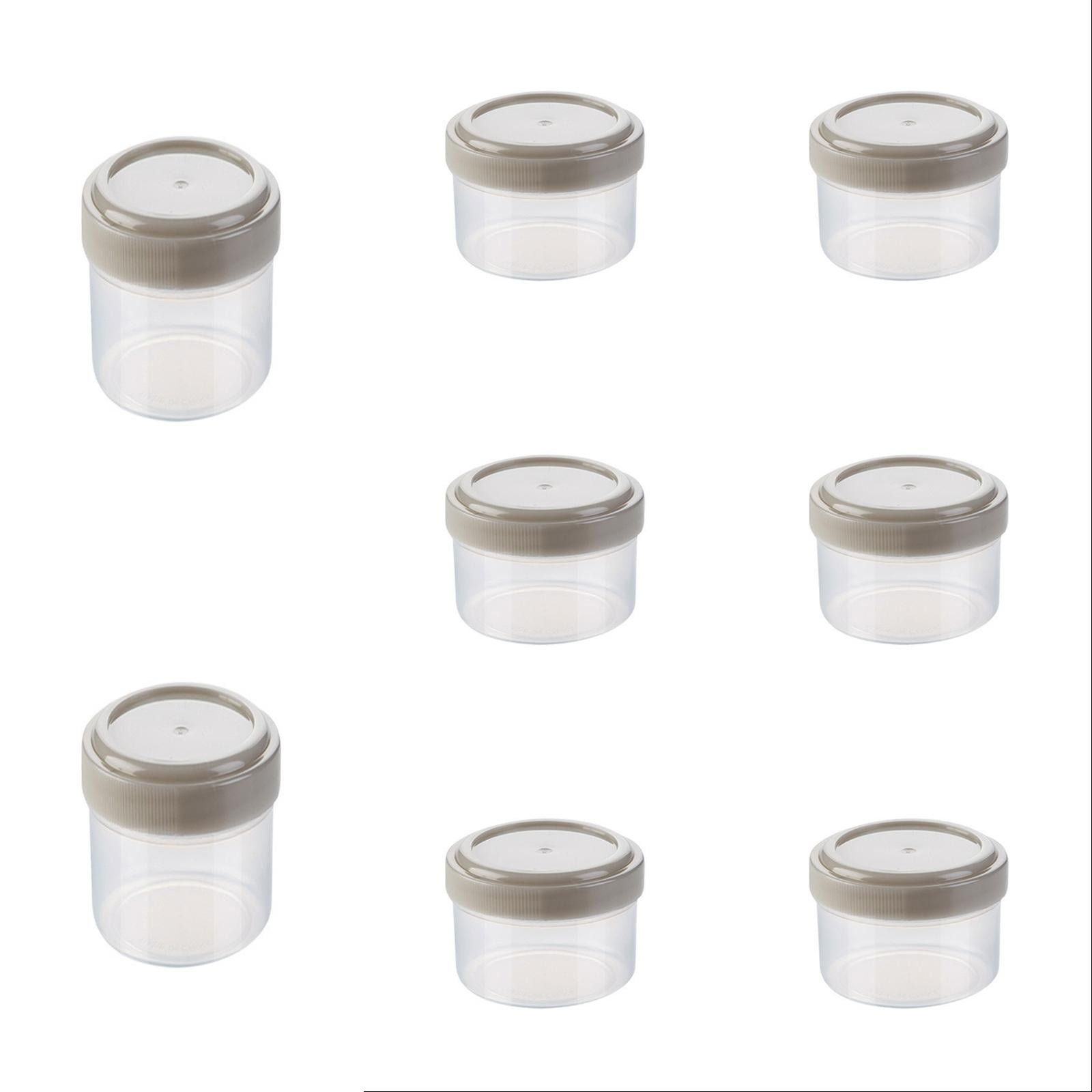 Reusable Meal Prep Containers 8 Pack - Mini Leakproof Clear Plastic ...