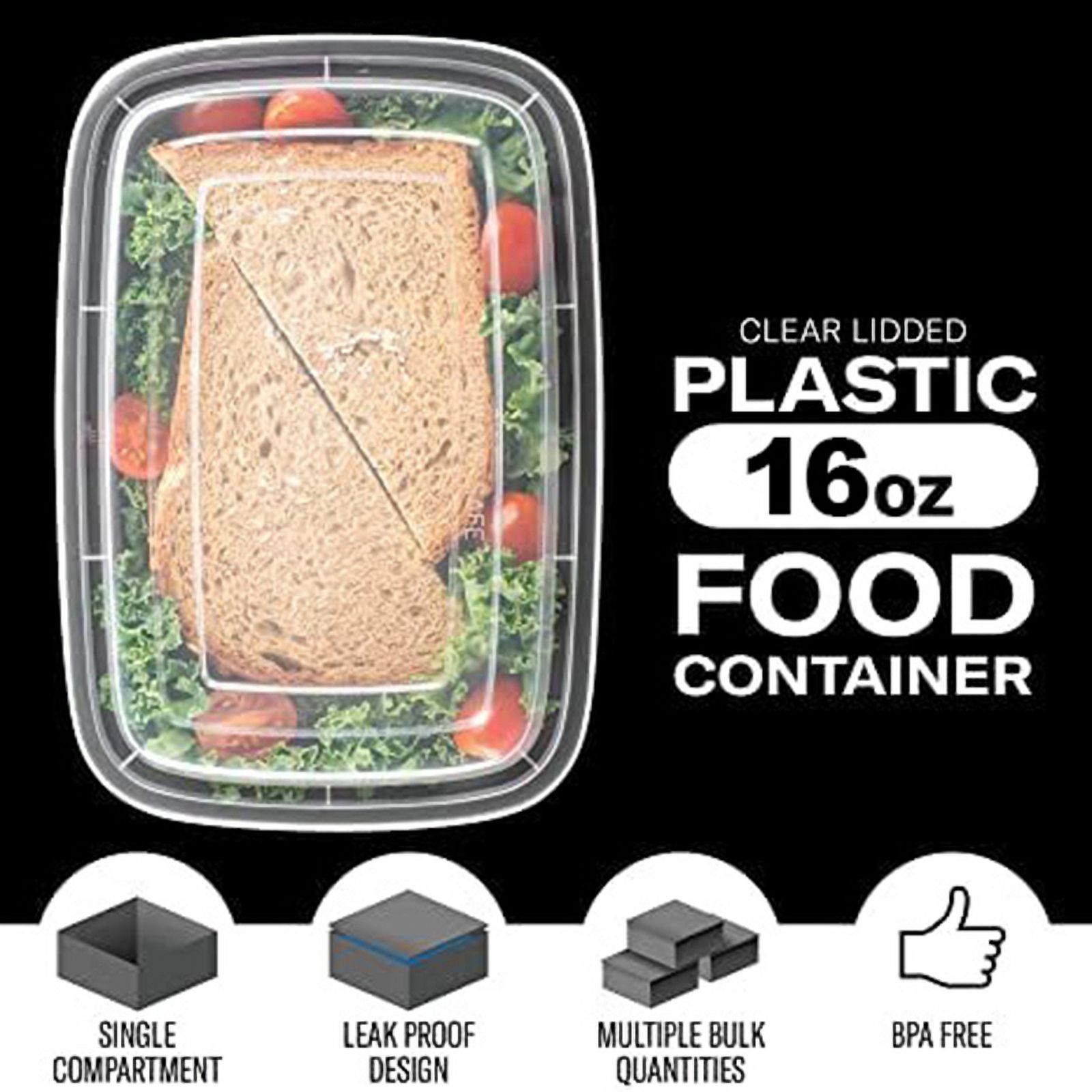 Reusable Meal Prep Containers Microwave Safe Food Storage Containers ...