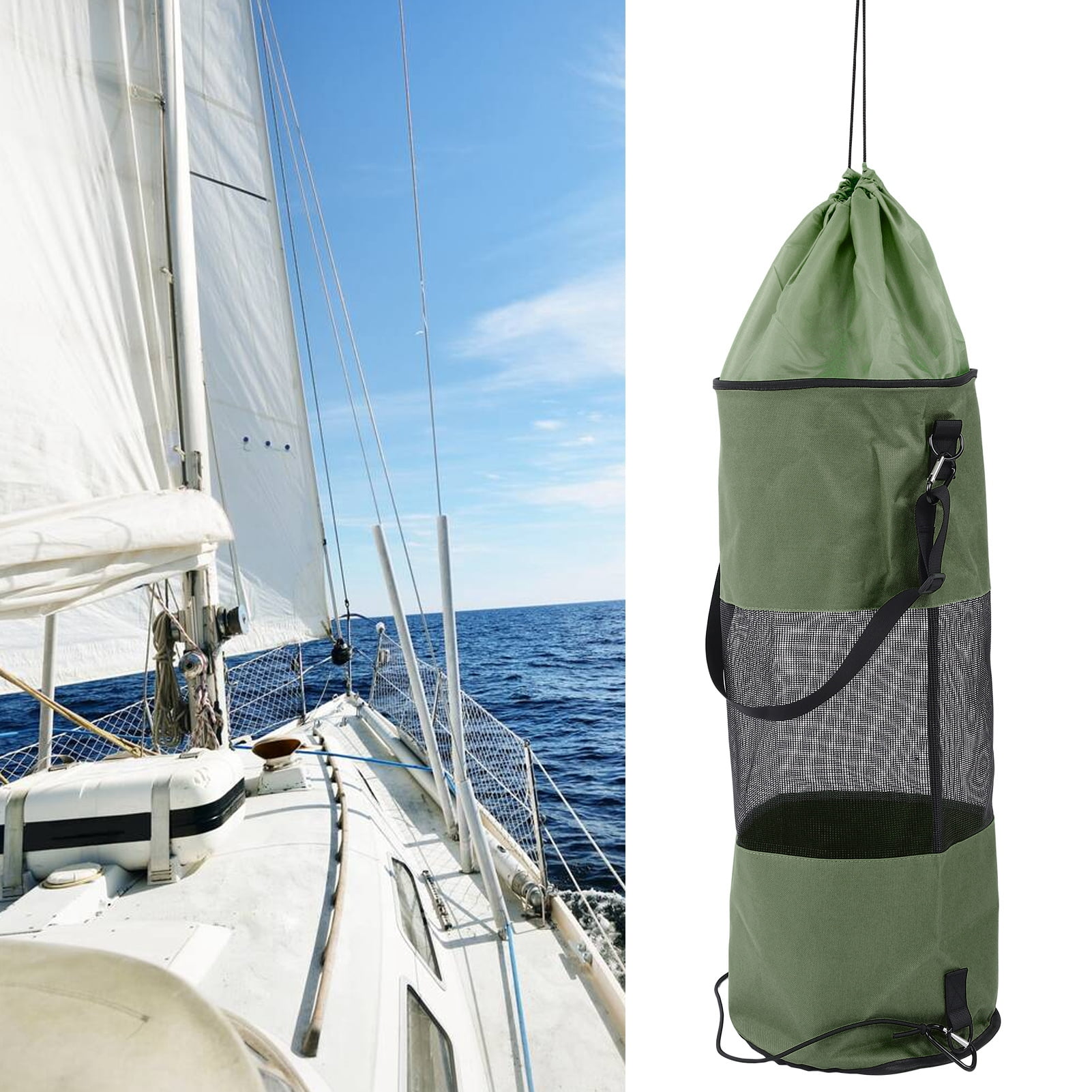 Reusable Mesh Boat Trash Can, Keeps Boats Campsites Tidy, Lightweight ...