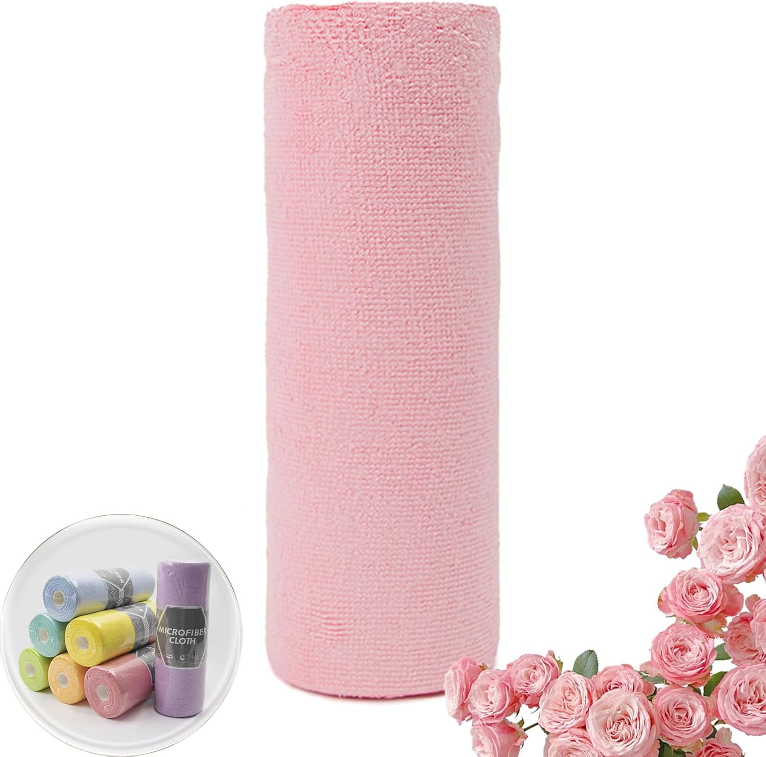 Reusable Microfiber Paper Towels Roll, 2025 New Beneathk Microfiber ...