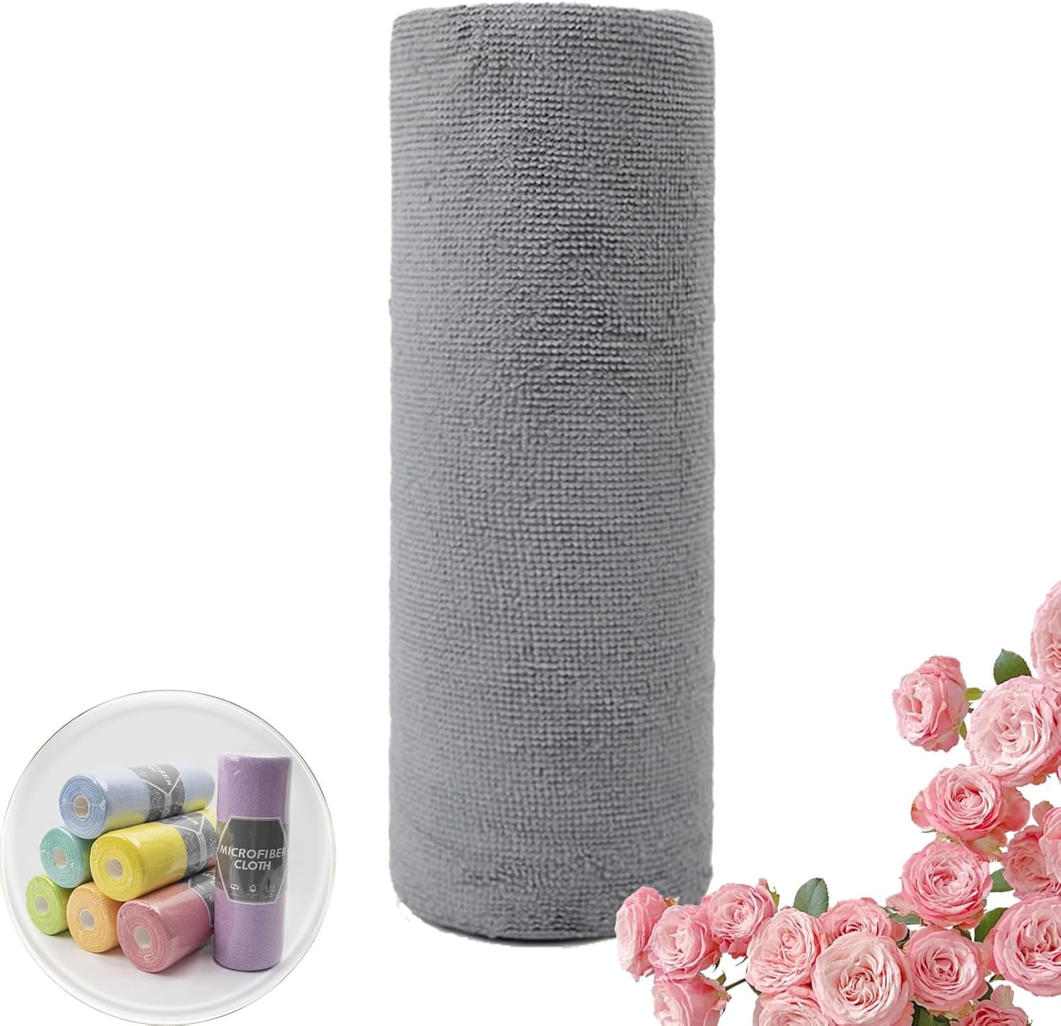 Reusable Microfiber Paper Towels Roll, 2025 New Beneathk Microfiber ...