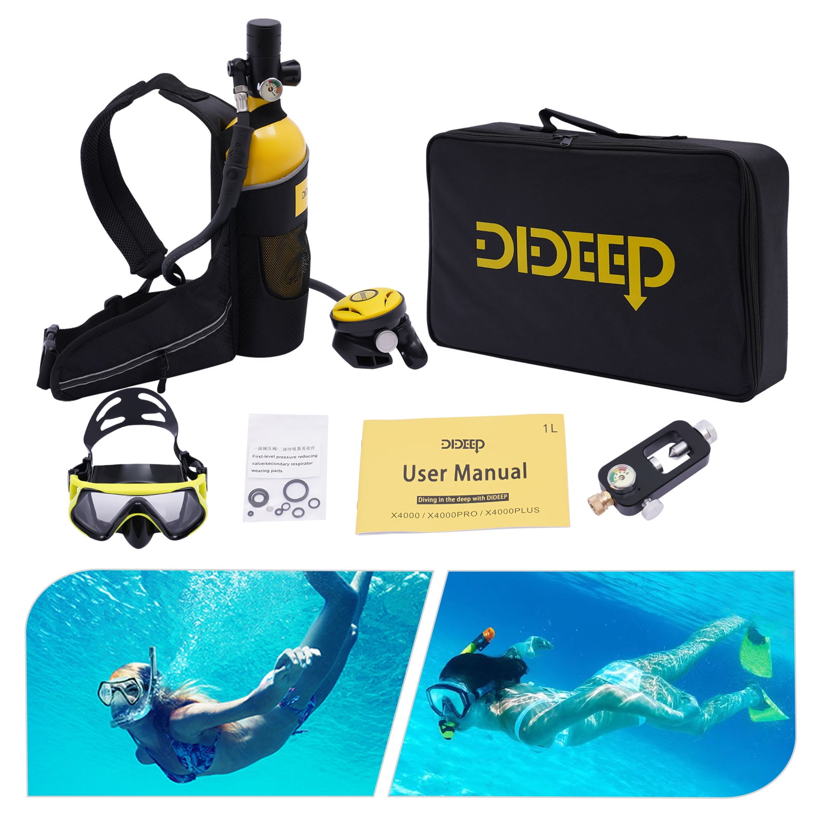 Reusable Mini Scuba Tank Within Breathing Capacity 15 20 Minutes ...