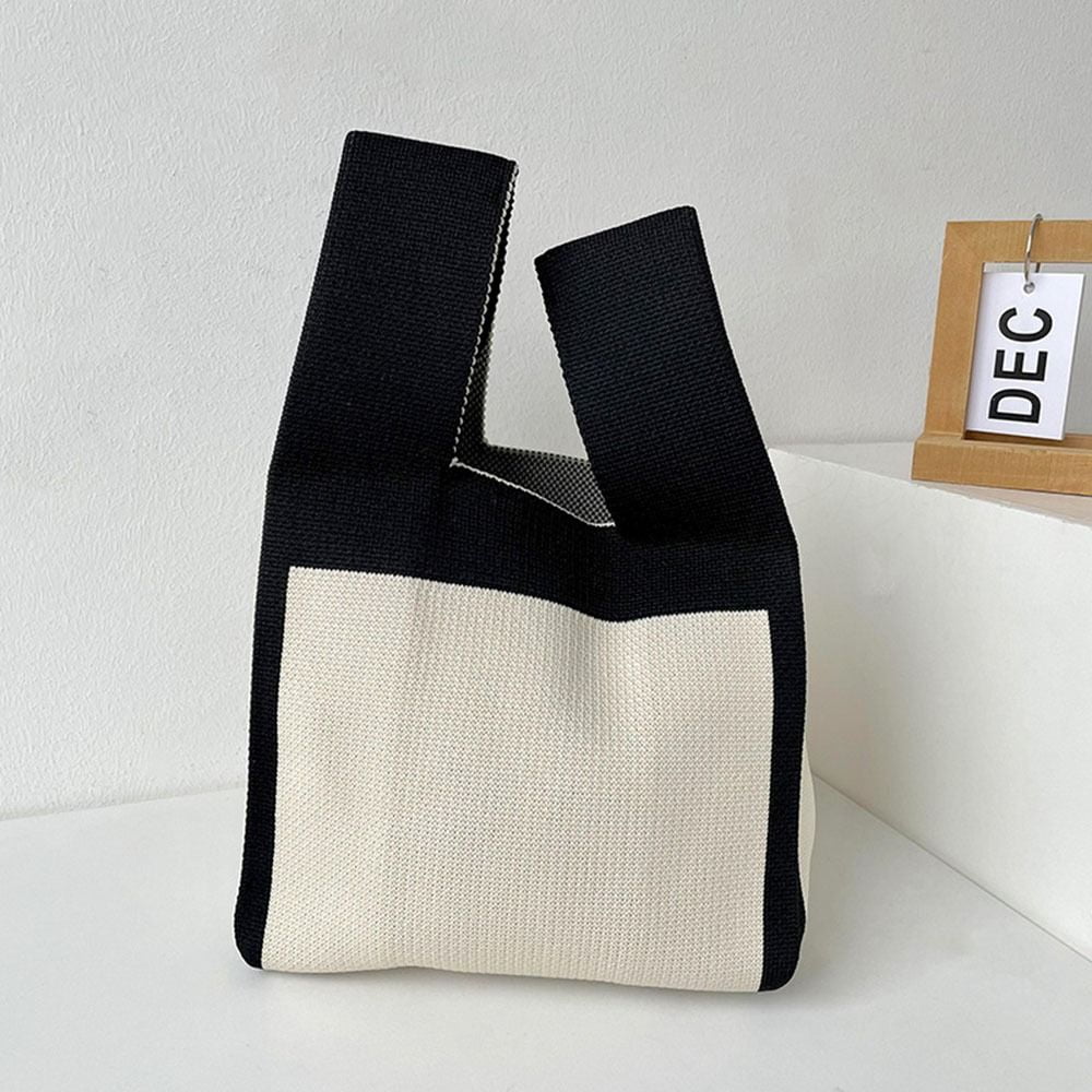 Reusable Mini Shopping Bags Women Girls Shoulder Bag Tote Bag Handmade ...