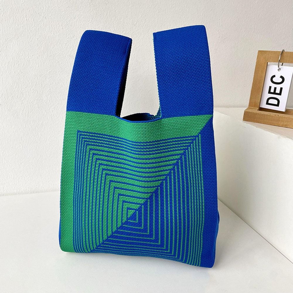 Reusable Mini Shopping Bags Women Girls Shoulder Bag Tote Bag Handmade ...