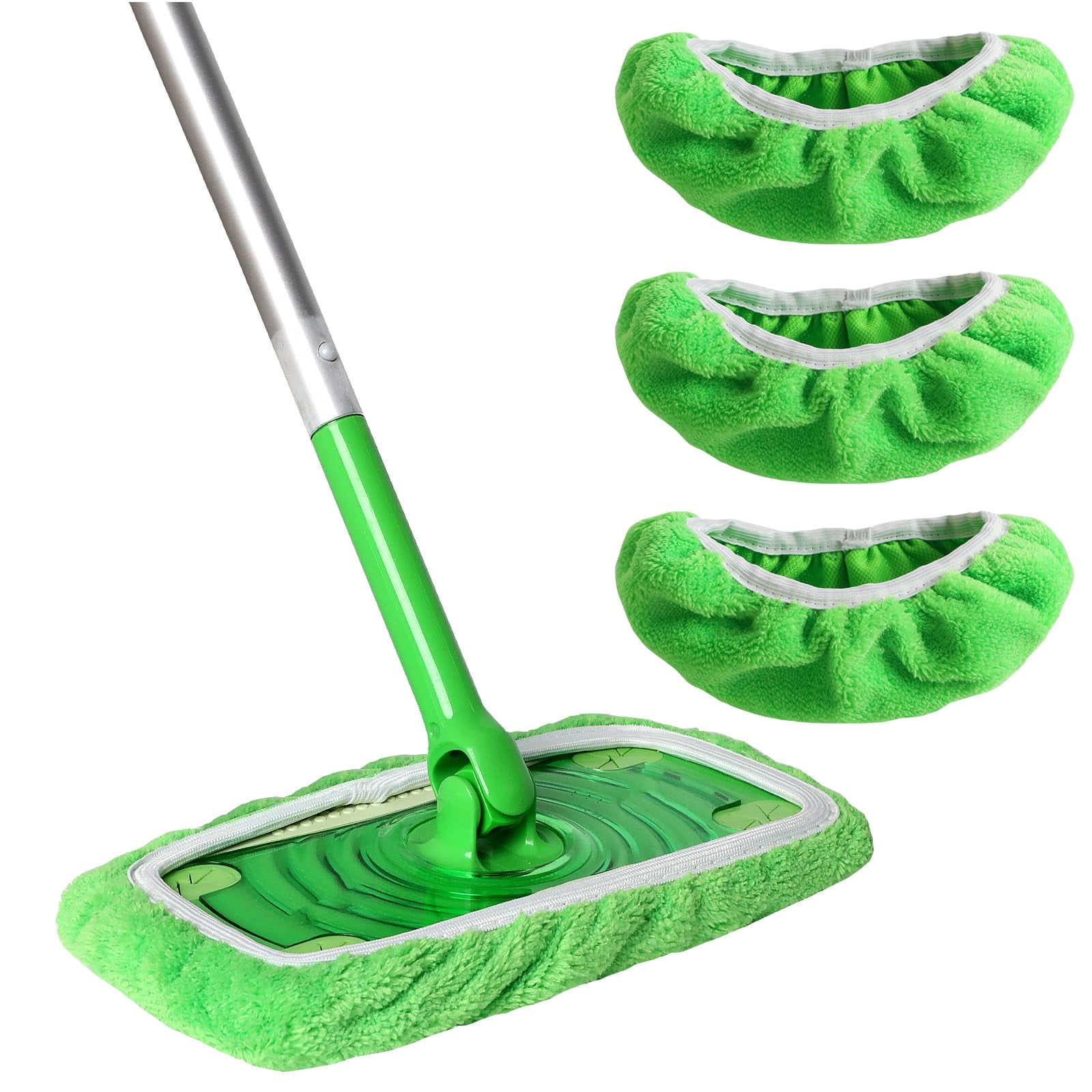 Reusable Mop Pads for , 3 Pack Washable Coral Fleece Refills ...